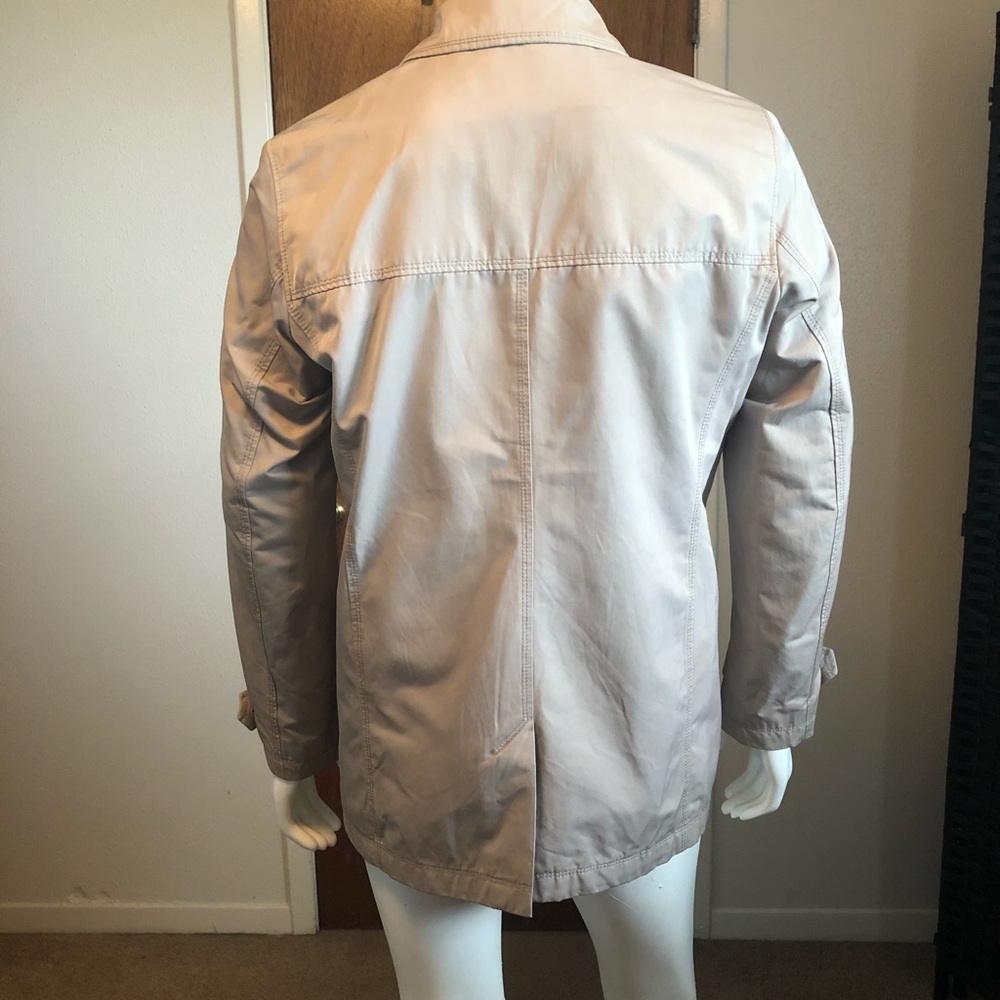 Strellson Classic Short Trench Coat Jacket Size L - Gem